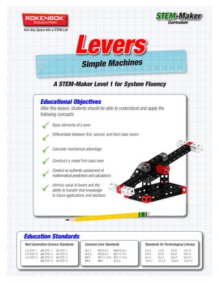 Stem Education - Levers | PDF
