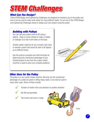 Stem Education - Pulleys | PDF