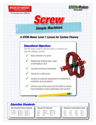 Stem Education - Screw | PDF