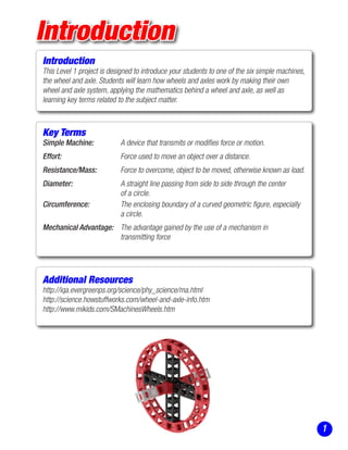 Stem Education - Wheel and Axle | PDF