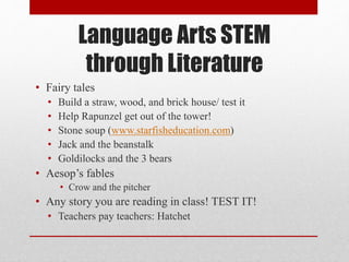 Stem-ulating STEMathon | PPT