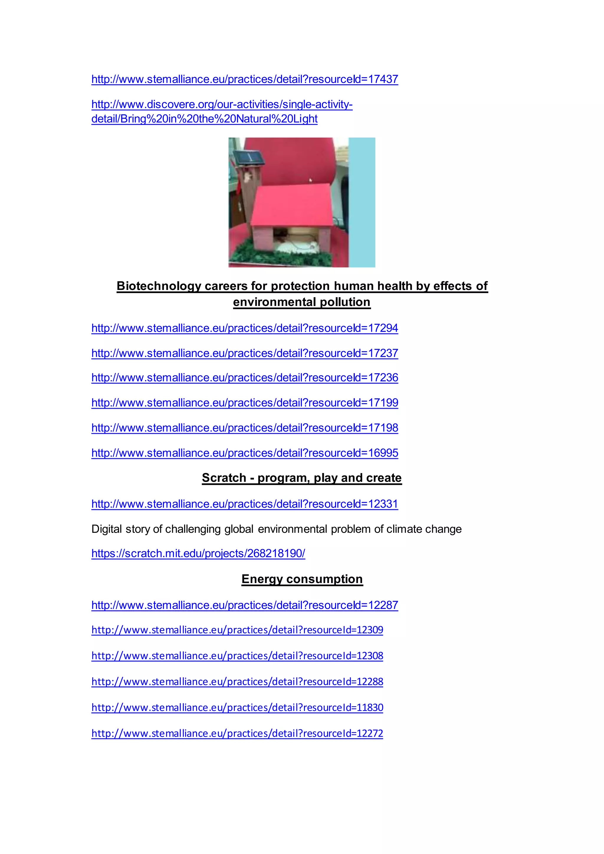 Stem Alliance Practice Gallery | DOCX