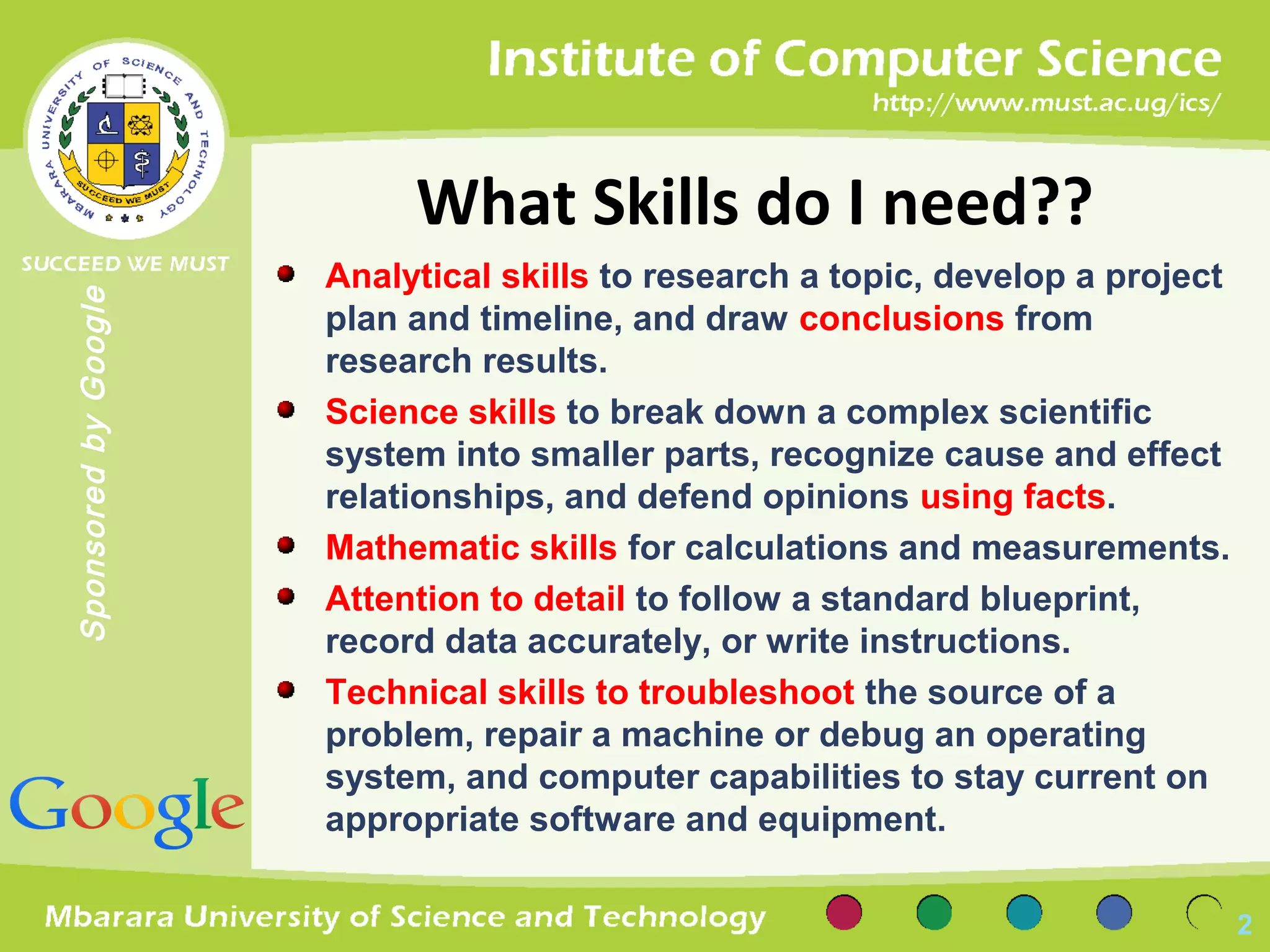 Science, Technology, Engineering and Mathematics (STEM) careers | PPT ...