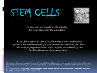 Stem cells in Dentistry | PPTX