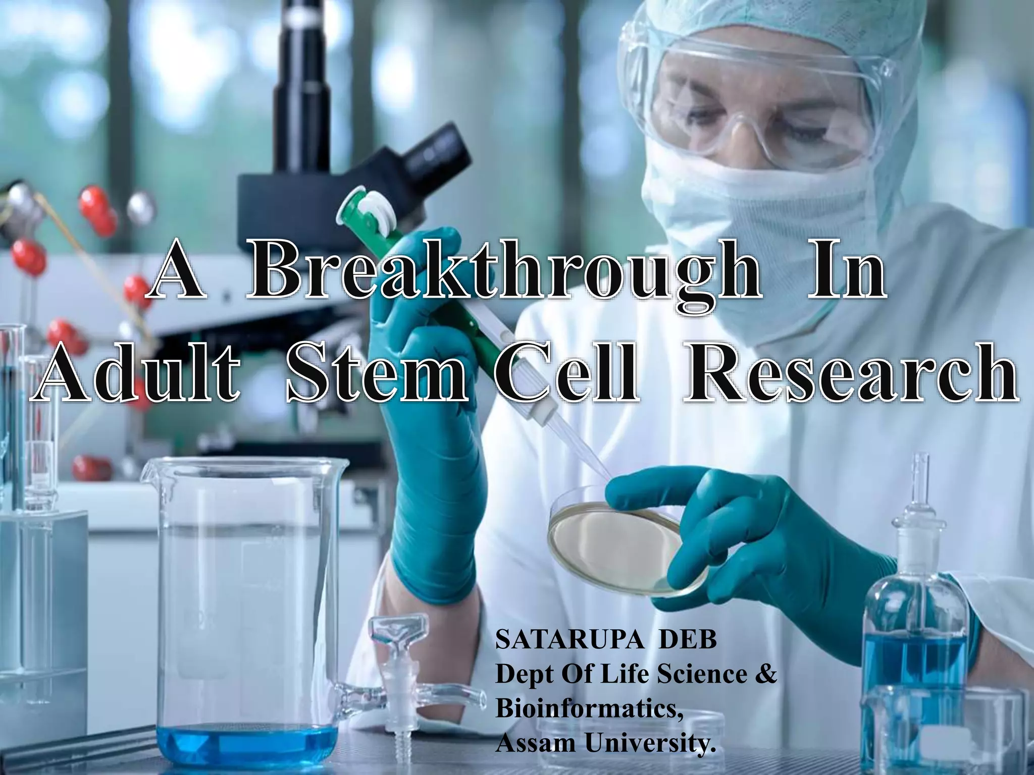 Stem cell Research | PPTX
