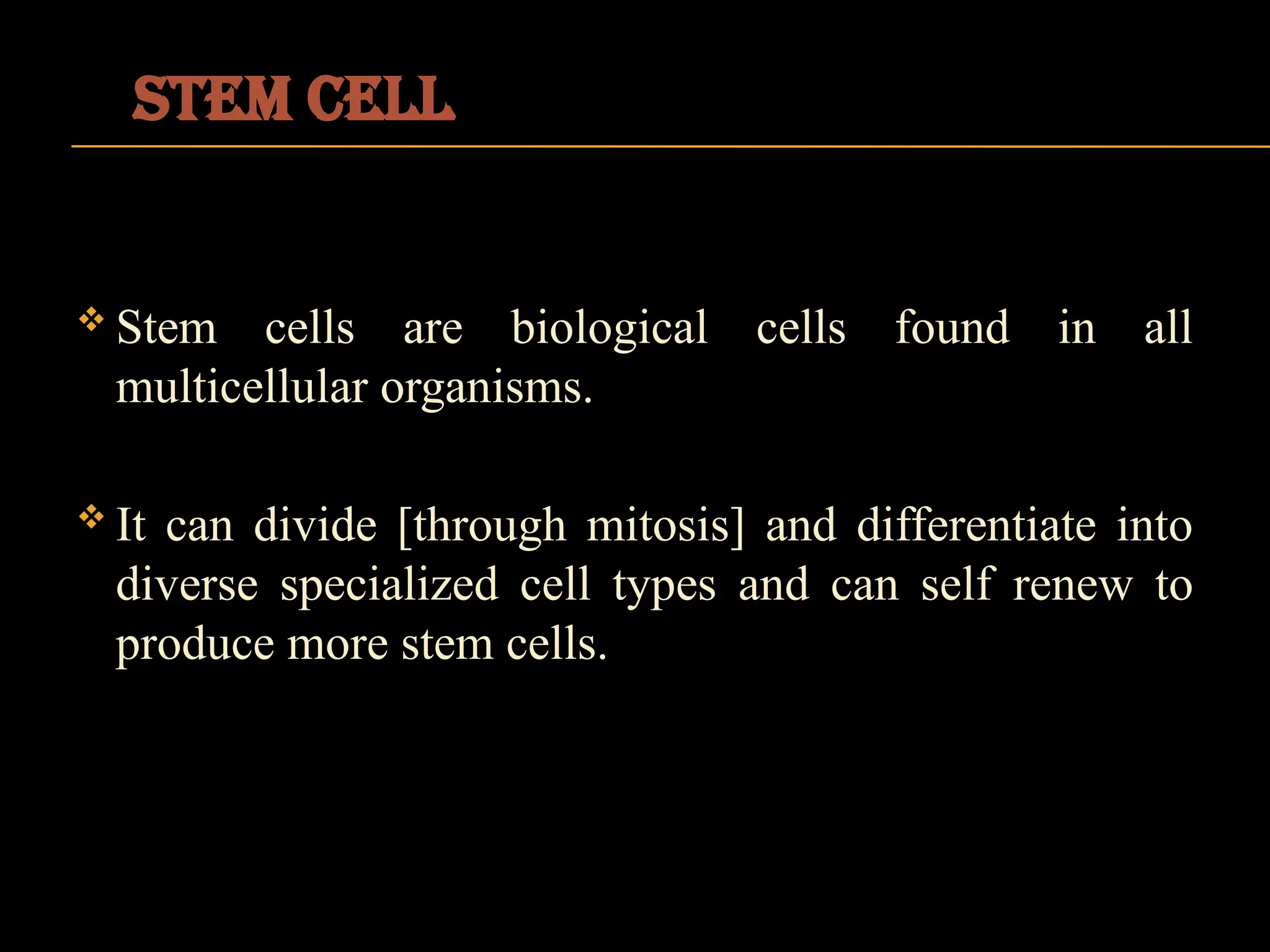 STEM CELL / BONE MARROW TYPES PROCESS TRANSPLANTATION AND TREATMENT | PPTX