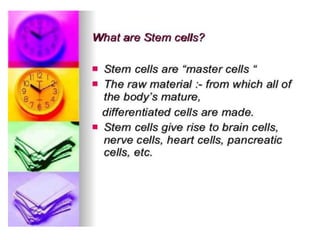 Stem cell | PPTX