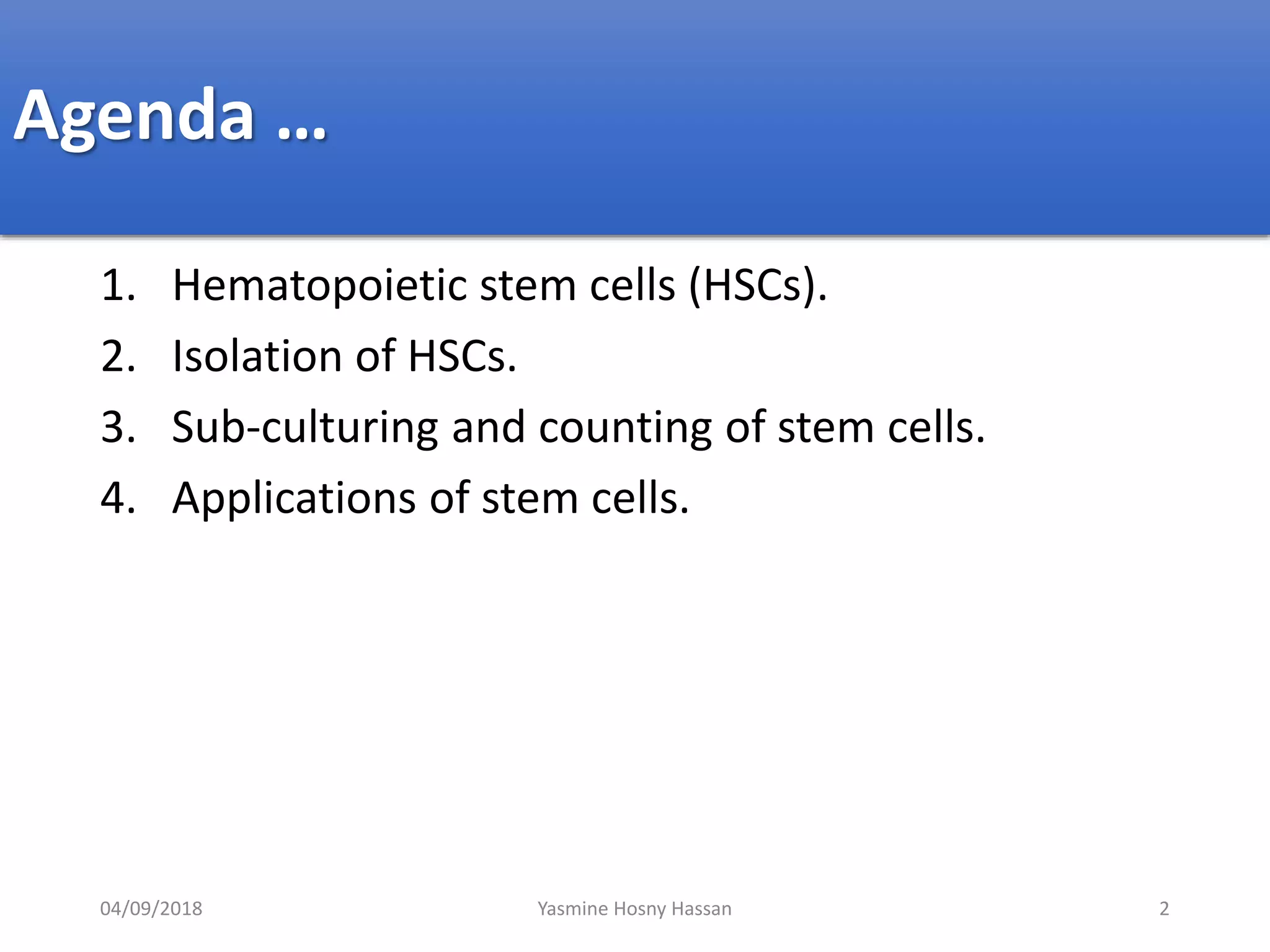 Stem Cell Application | PPTX