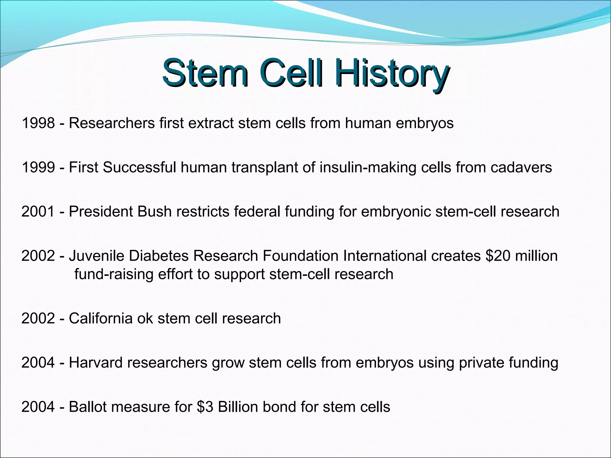 What is Stem Cells ? | Stem Cell Applications | PPT
