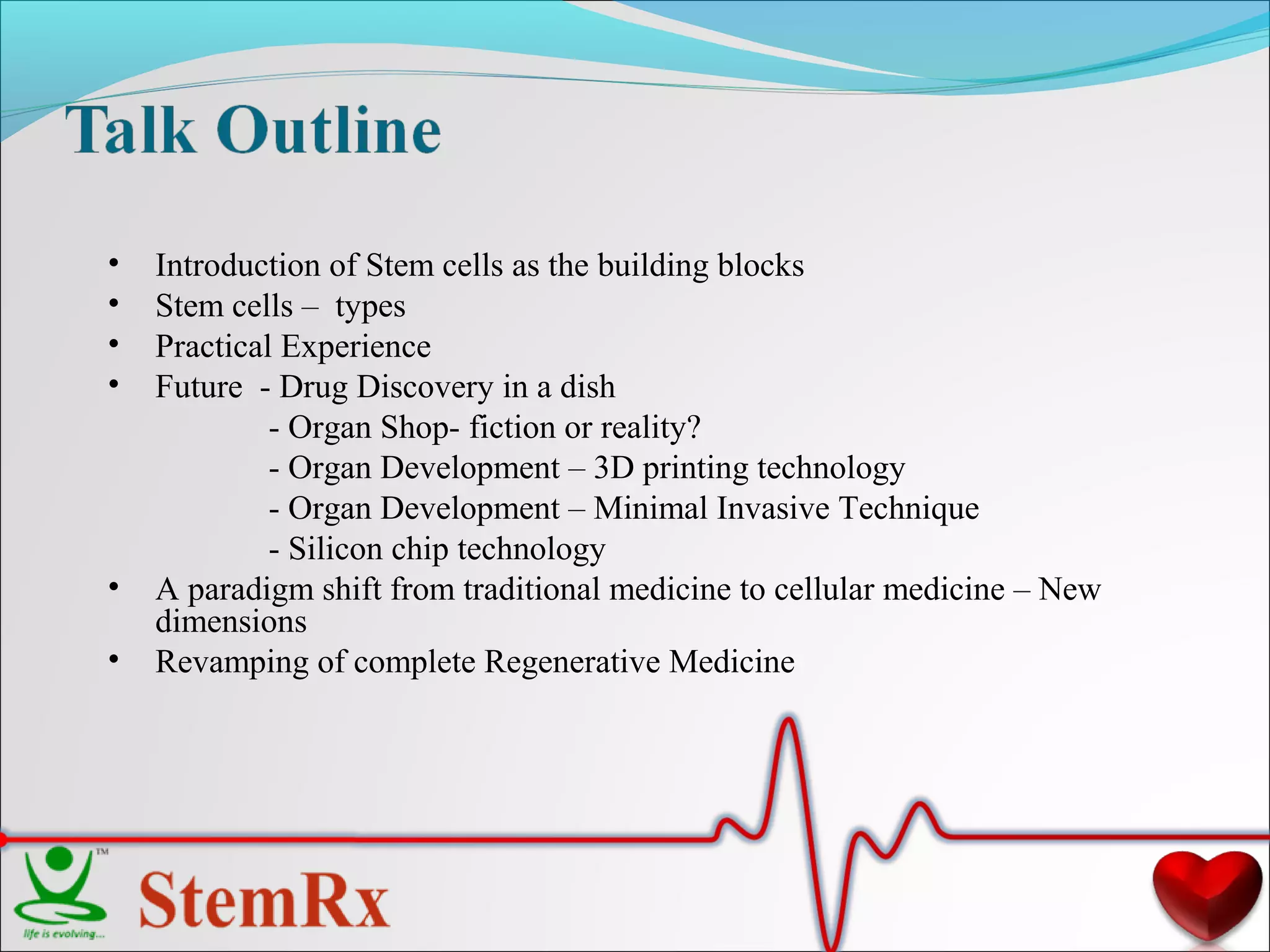 Stem Cells and their Therapeutic applications | PPT