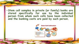 Stem cell banking | PPTX