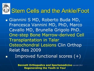 Stem Cell Case Study By Dr. Bennett | PPT