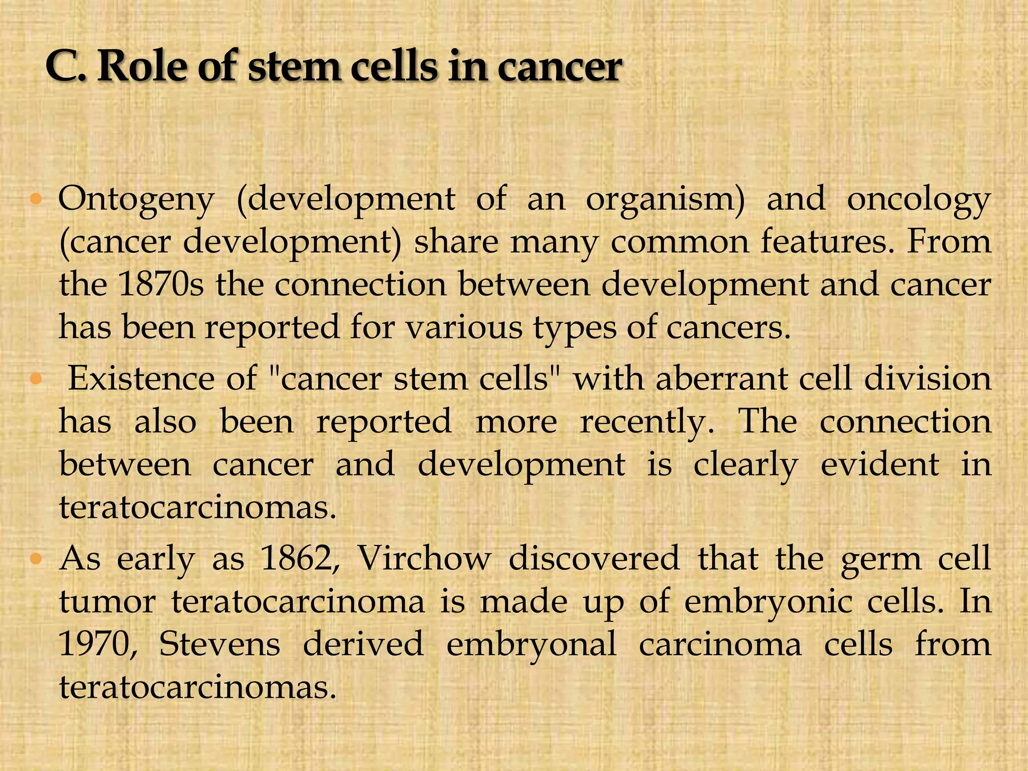 Stem cell culture, its application | PPTX