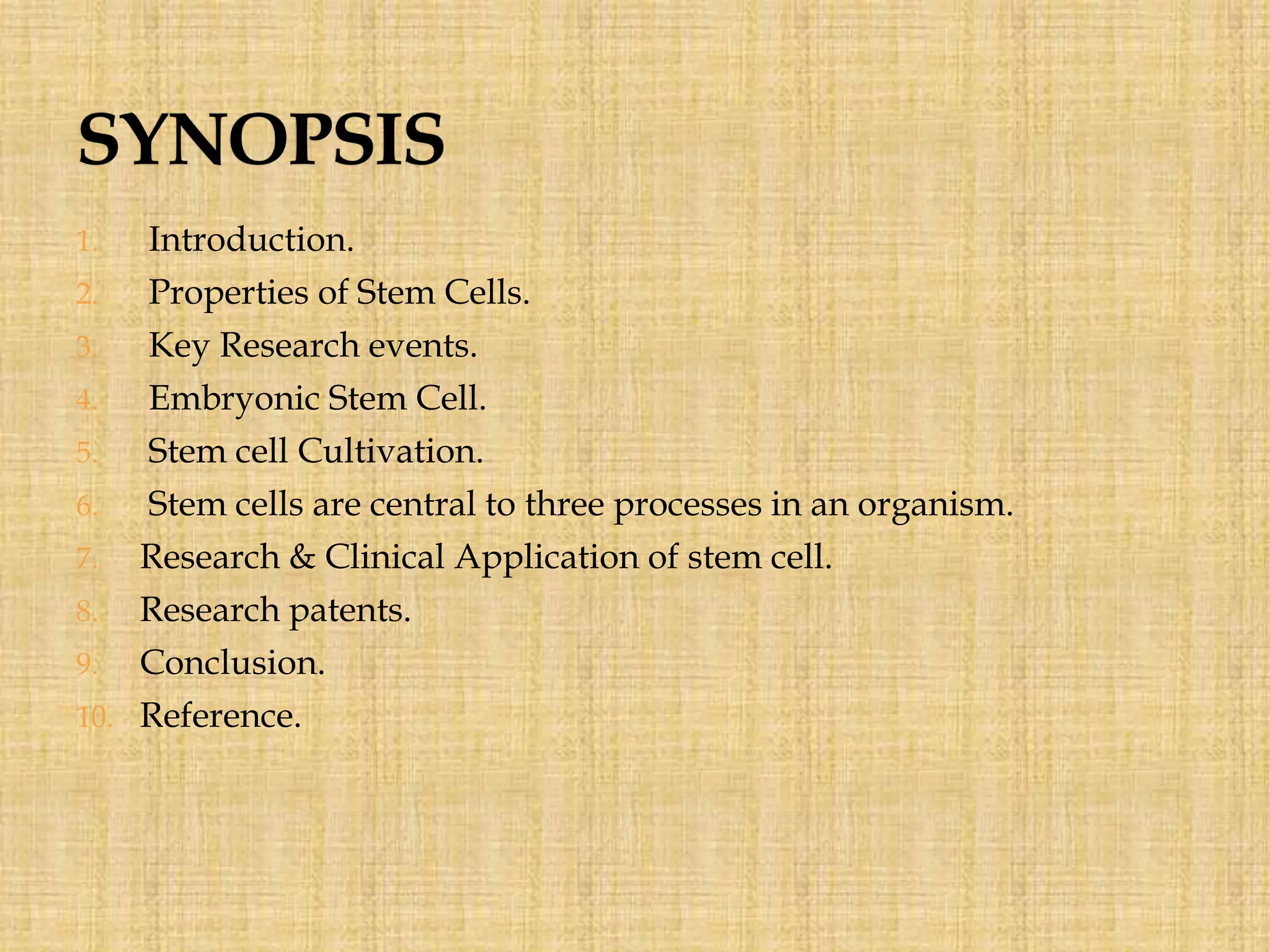 Stem cell culture, its application | PPTX