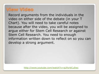 Stem Cell Ethics | PPTX