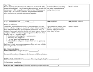 Stem Cell Ethics Lesson Plan | DOCX