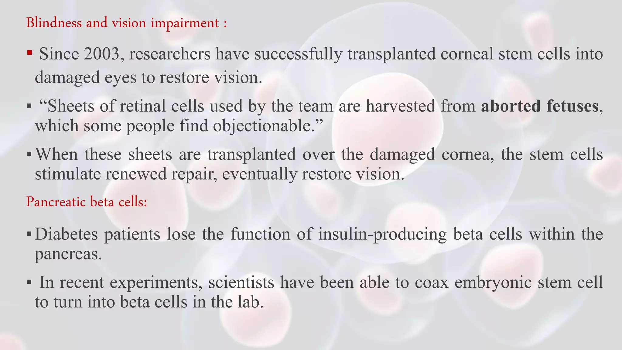 Stem cell therapy & gene therapy | PPTX