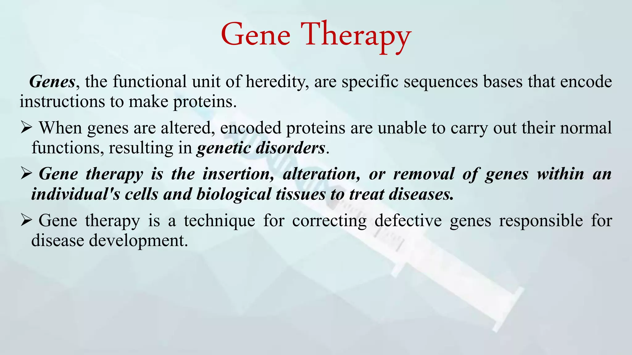 Stem Cell Therapy And Gene Therapy Ppt
