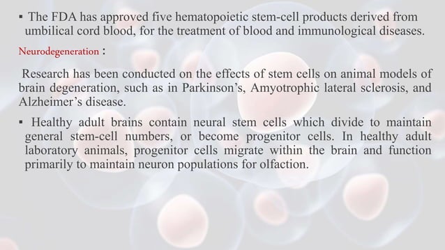 Stem cell therapy & gene therapy | PPTX | Blood Disorders | Diseases and Conditions