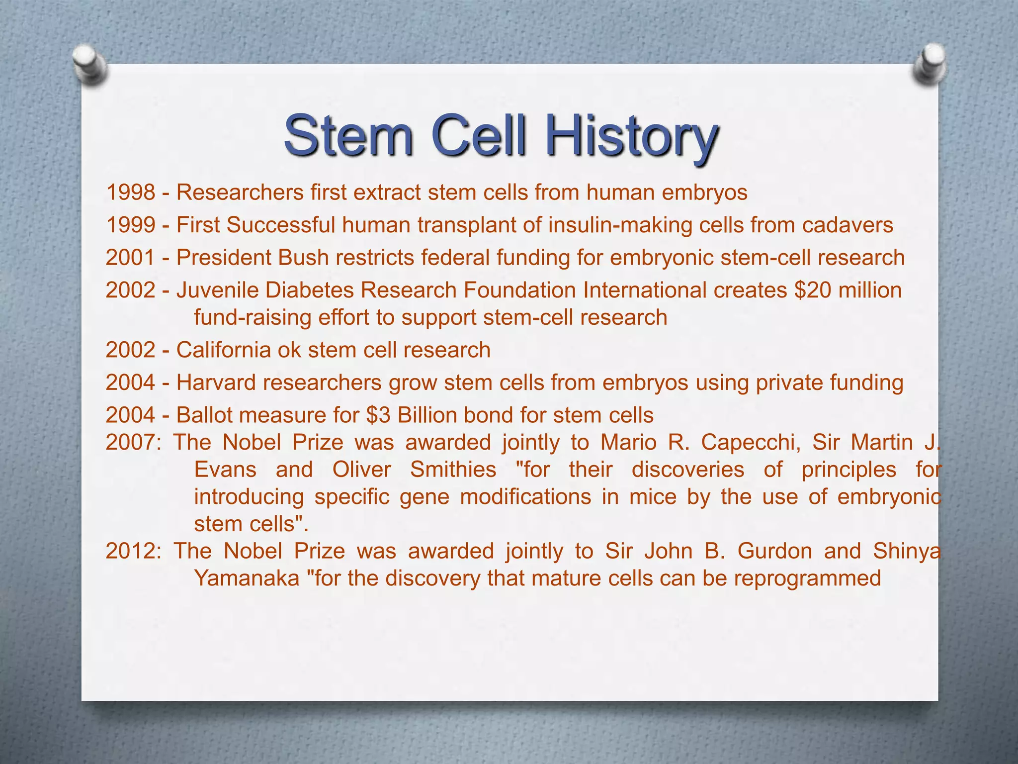 Stem cell & it's types | PPTX
