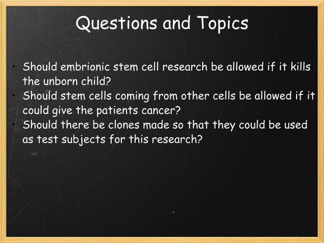Stem Cell Research | PPT