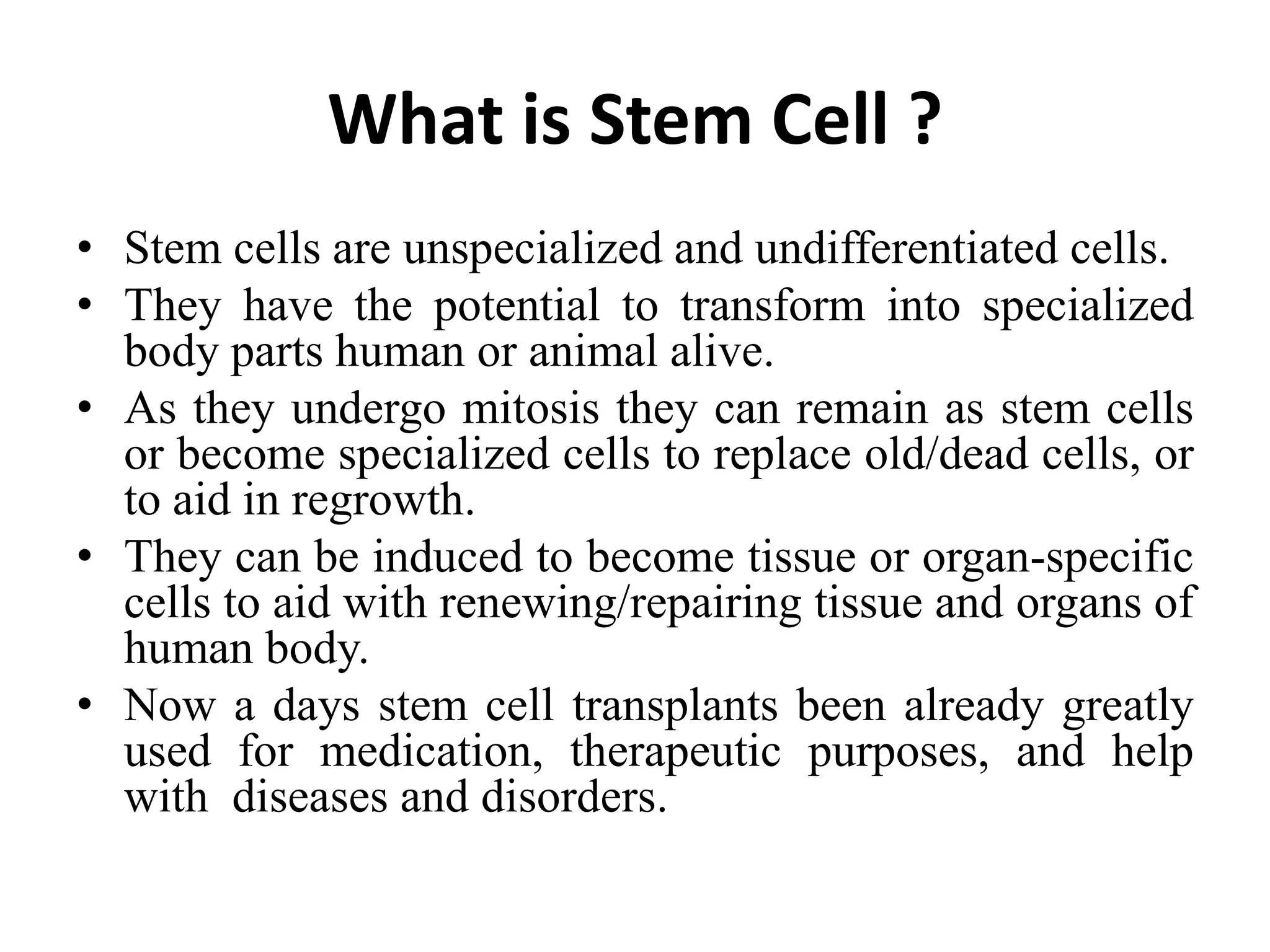 Stem cell research becg | PPTX