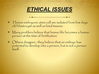 Therapeutic uses of stem cells | PPT