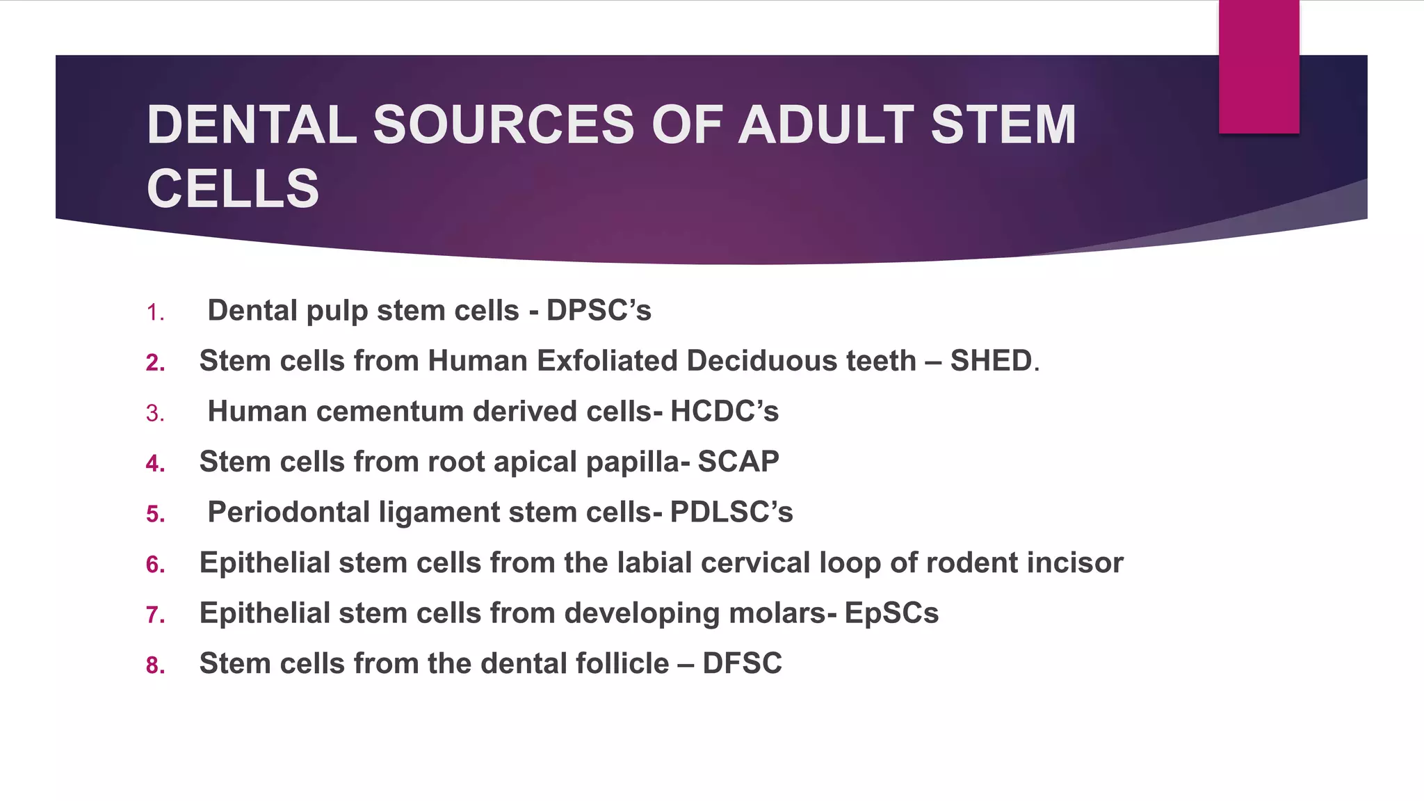 Stem cells in regeneration | PPTX