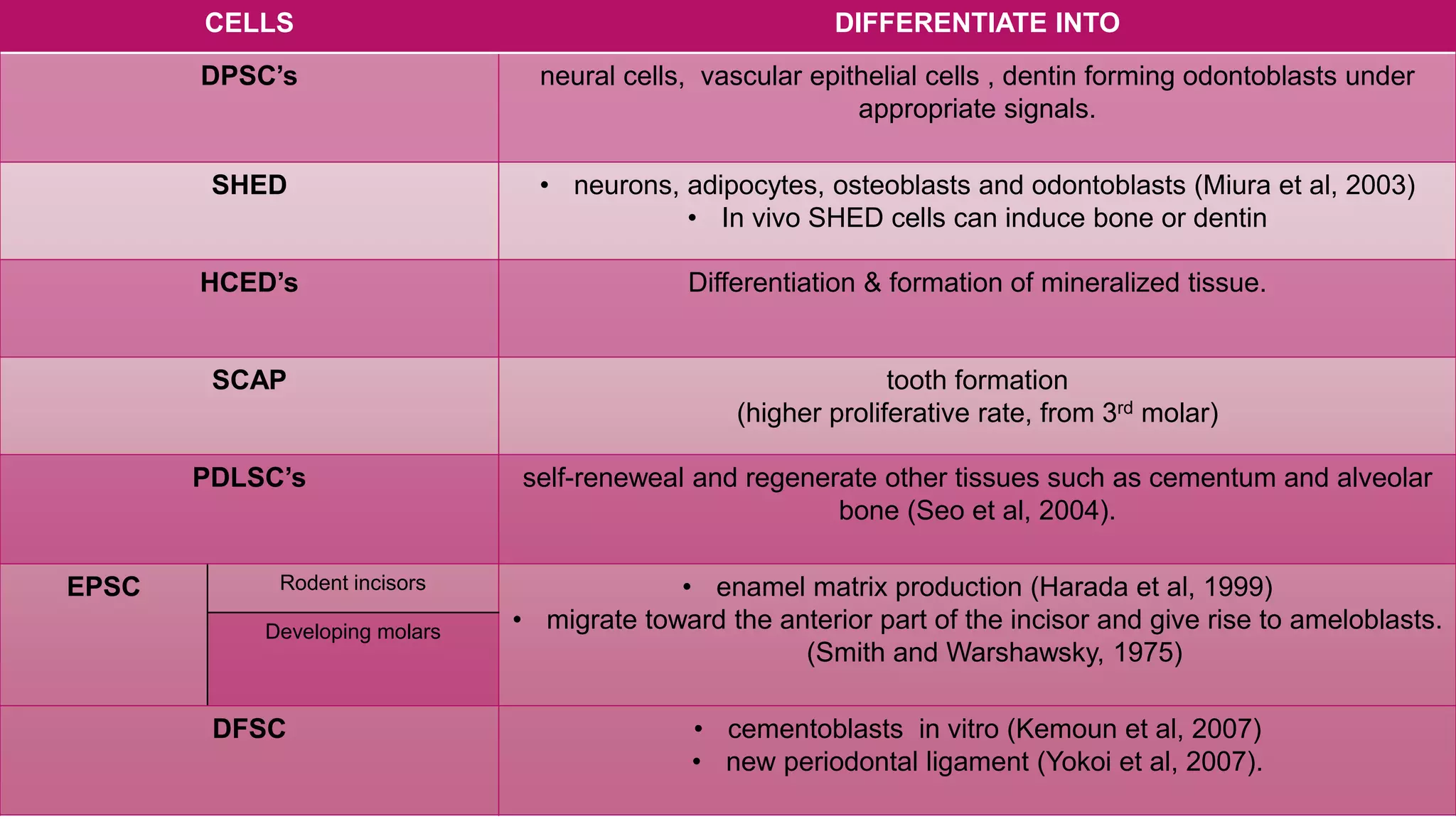 Stem cells in regeneration | PPTX