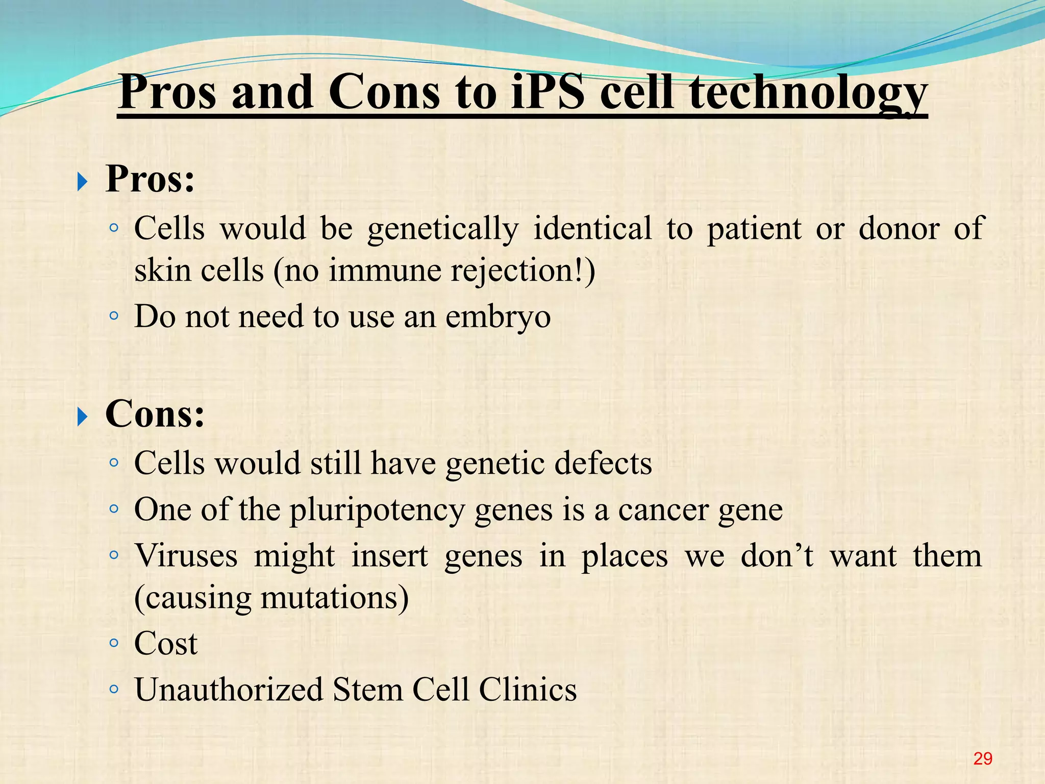 Stem Cell Technology and its Clinical Application | PDF