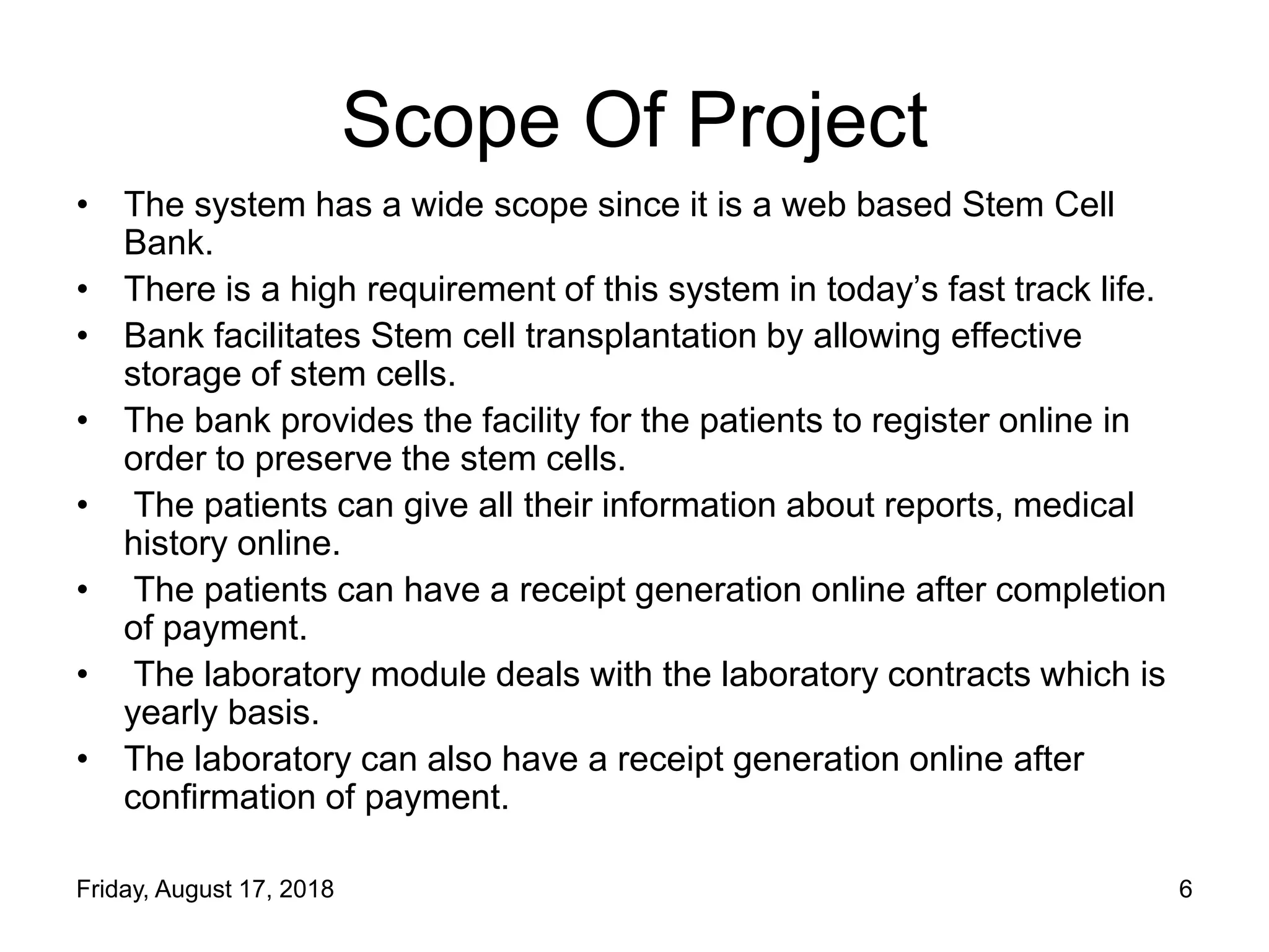 Stem Cells Banking System | PPSX