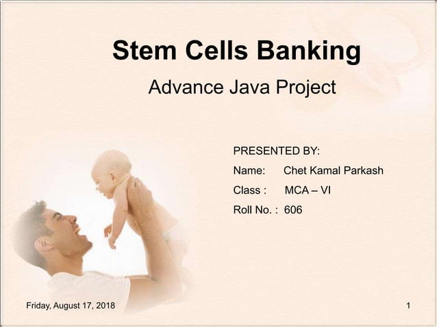 Stem Cells Banking System | PPSX