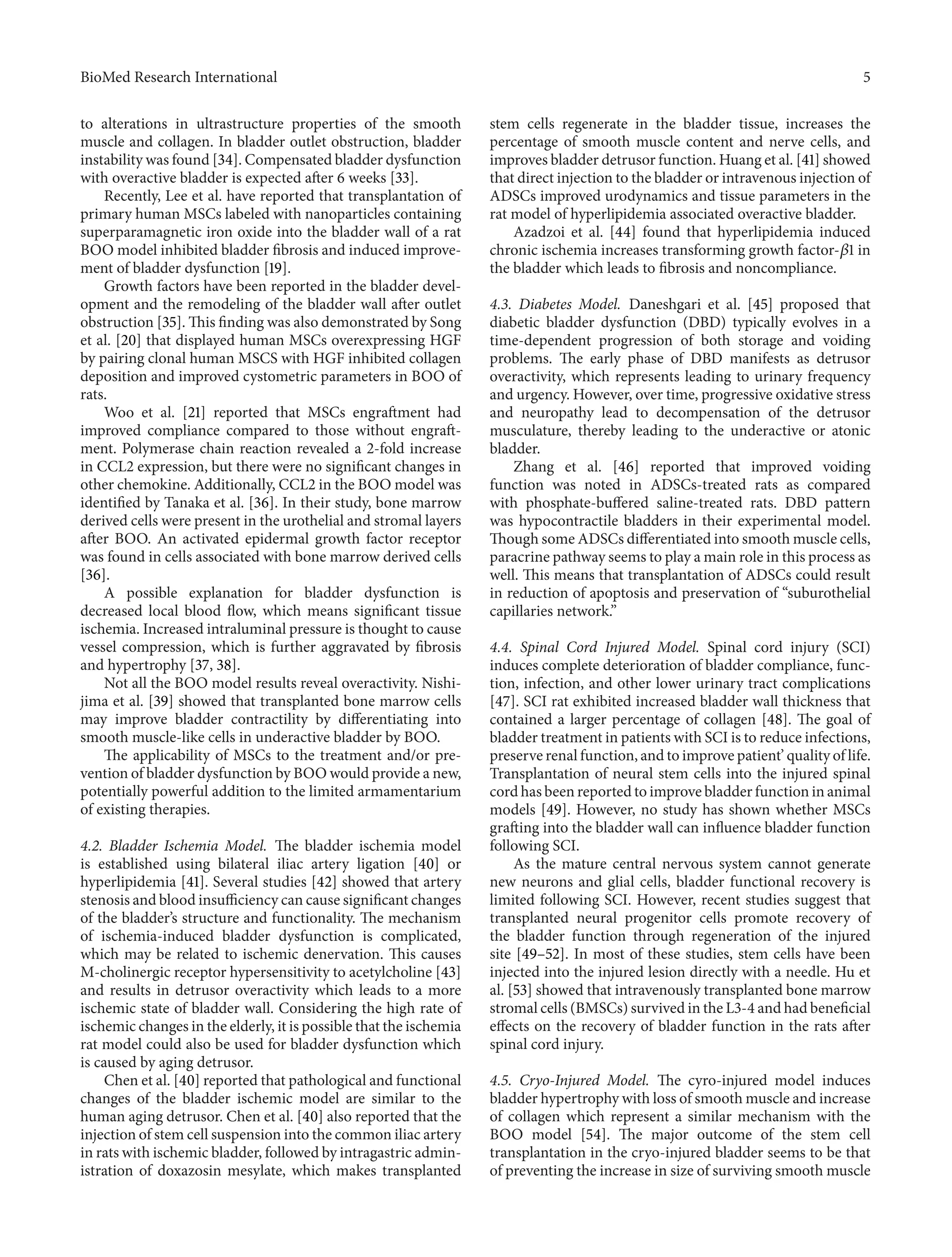 Stem Cell Therapy in Bladder Dysfunction | PDF | Physical Therapy ...