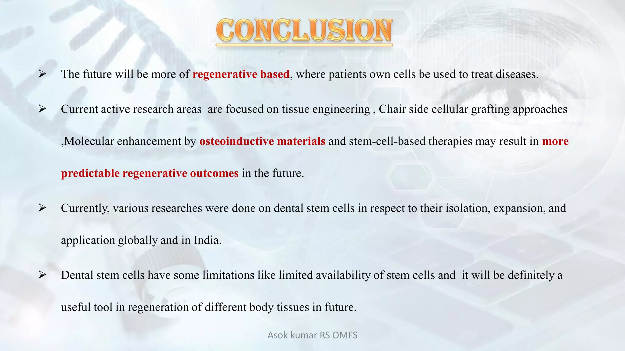 Stem cells in omfs | PDF