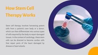 Stem Cell Solutions: Dr. David Greene's Path to Non-Surgical Cardiac Care | PPTX