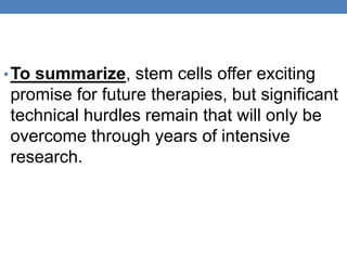 Stem cells | PPTX