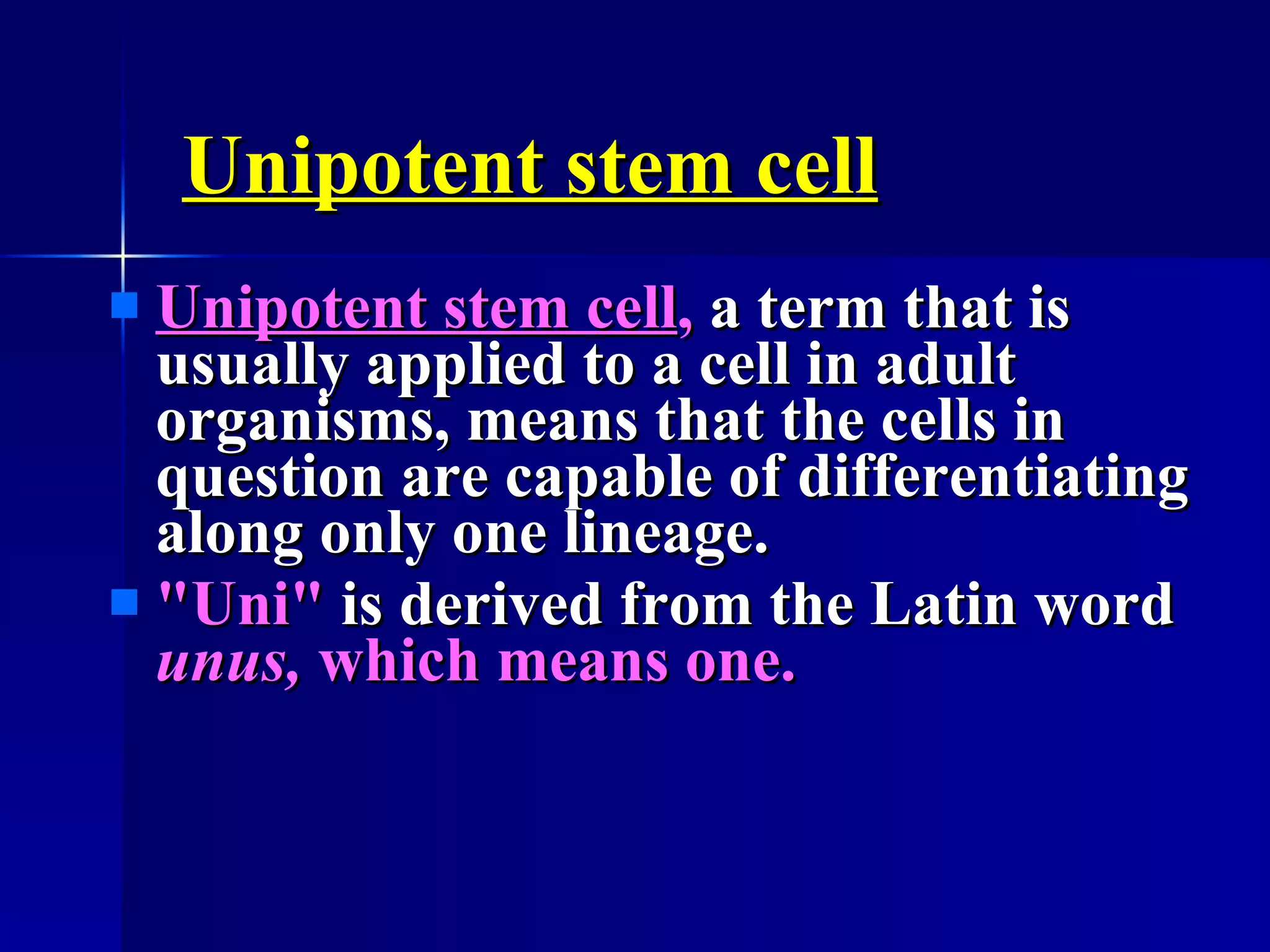 Stem Cell Technology | PPT