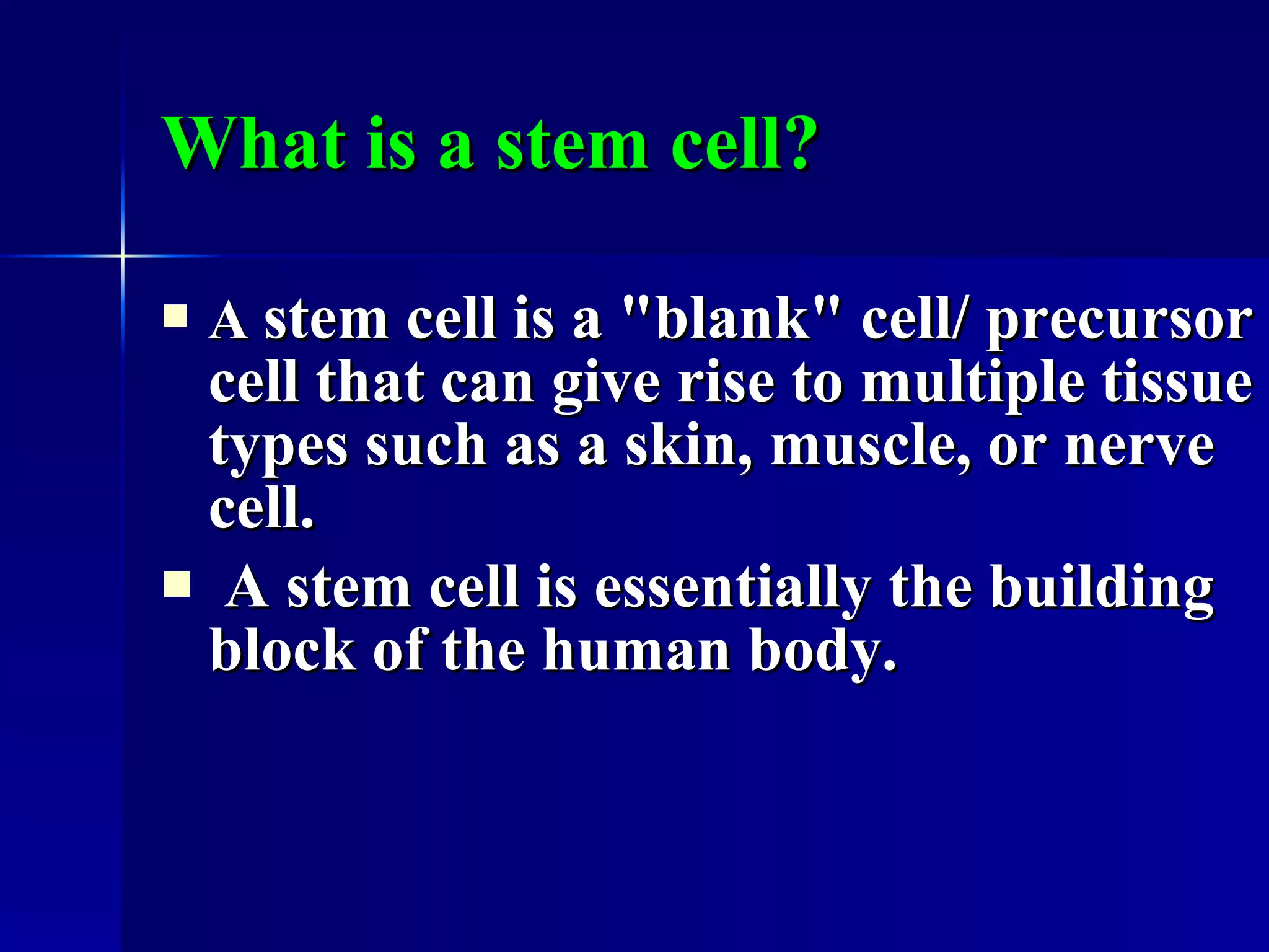 Stem Cell Technology | PPT