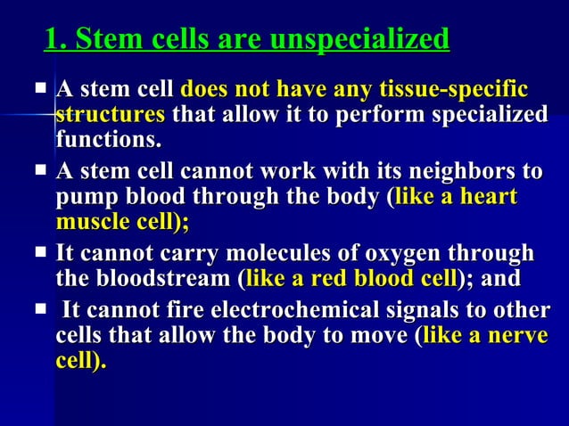 Stem Cell Technology | PPT