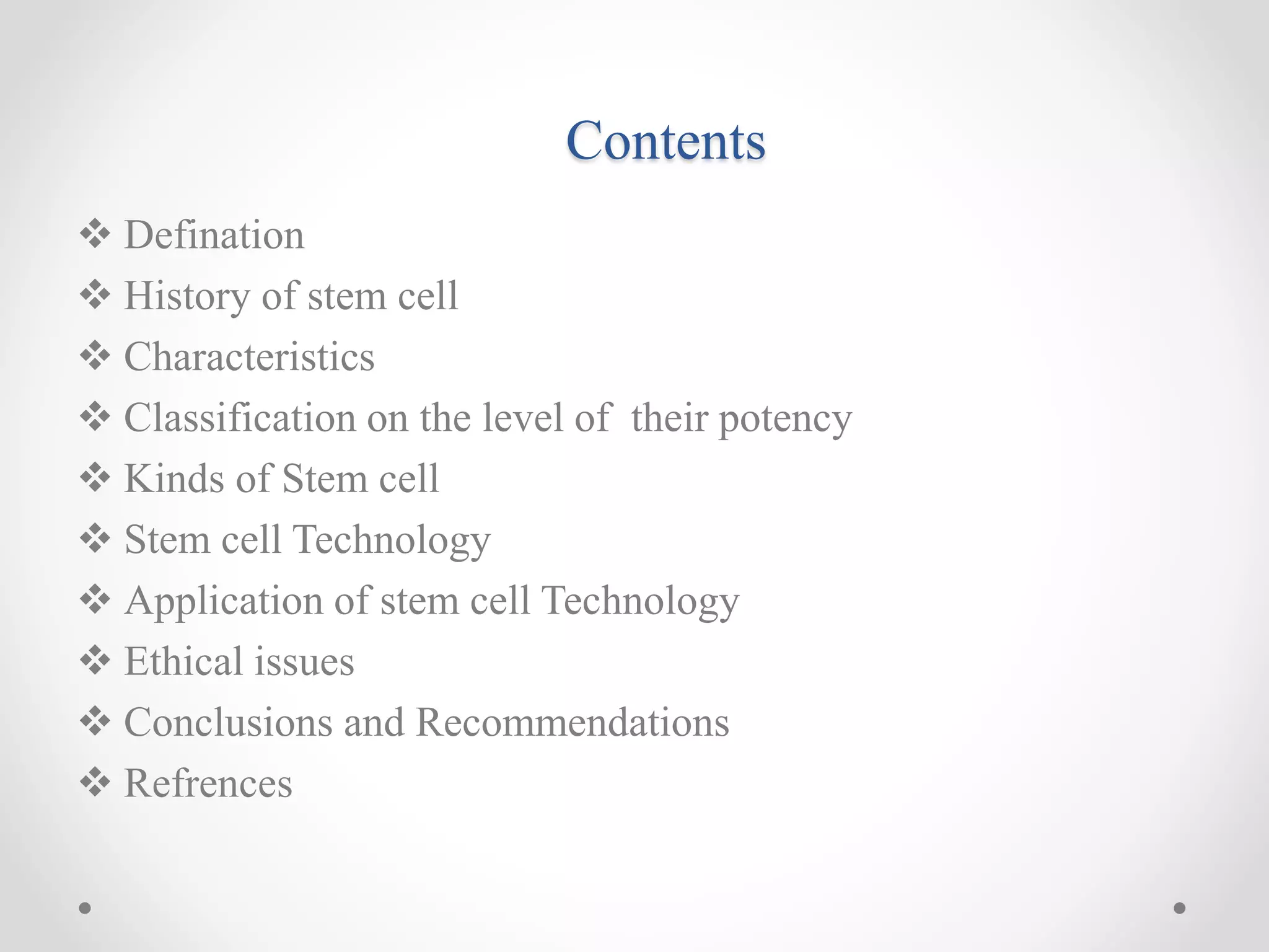 Stem cell technology | PPTX