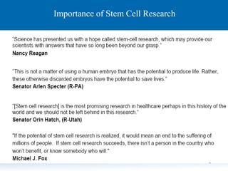 Stem cell technology | PPT