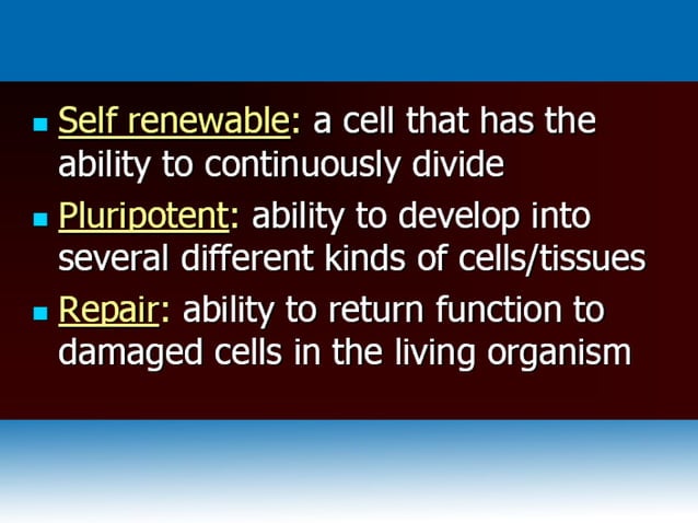 Stem cell technology | PPT