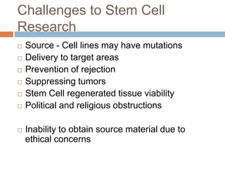 Stem cell therapy | PPTX