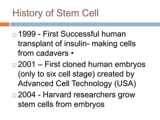 Stem cell therapy | PPTX