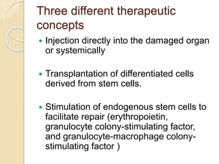 Stem cell therapy | PPTX
