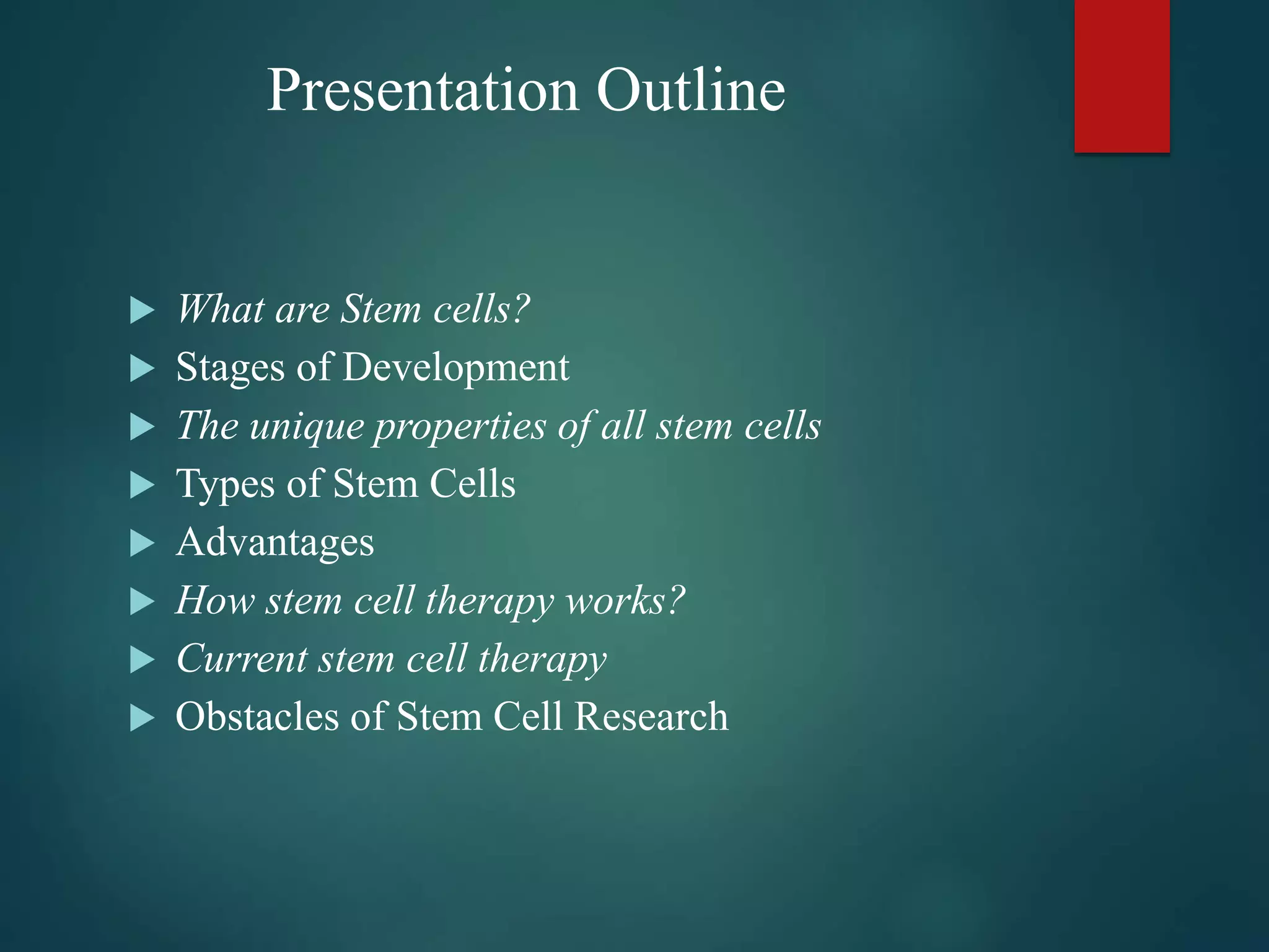 Stem cell therapy | PPTX