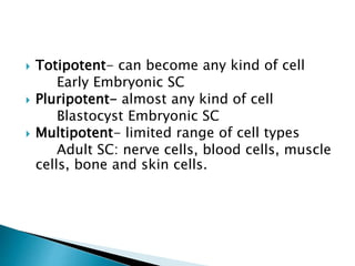 Stem cell therapy in neurological diseases | PPTX