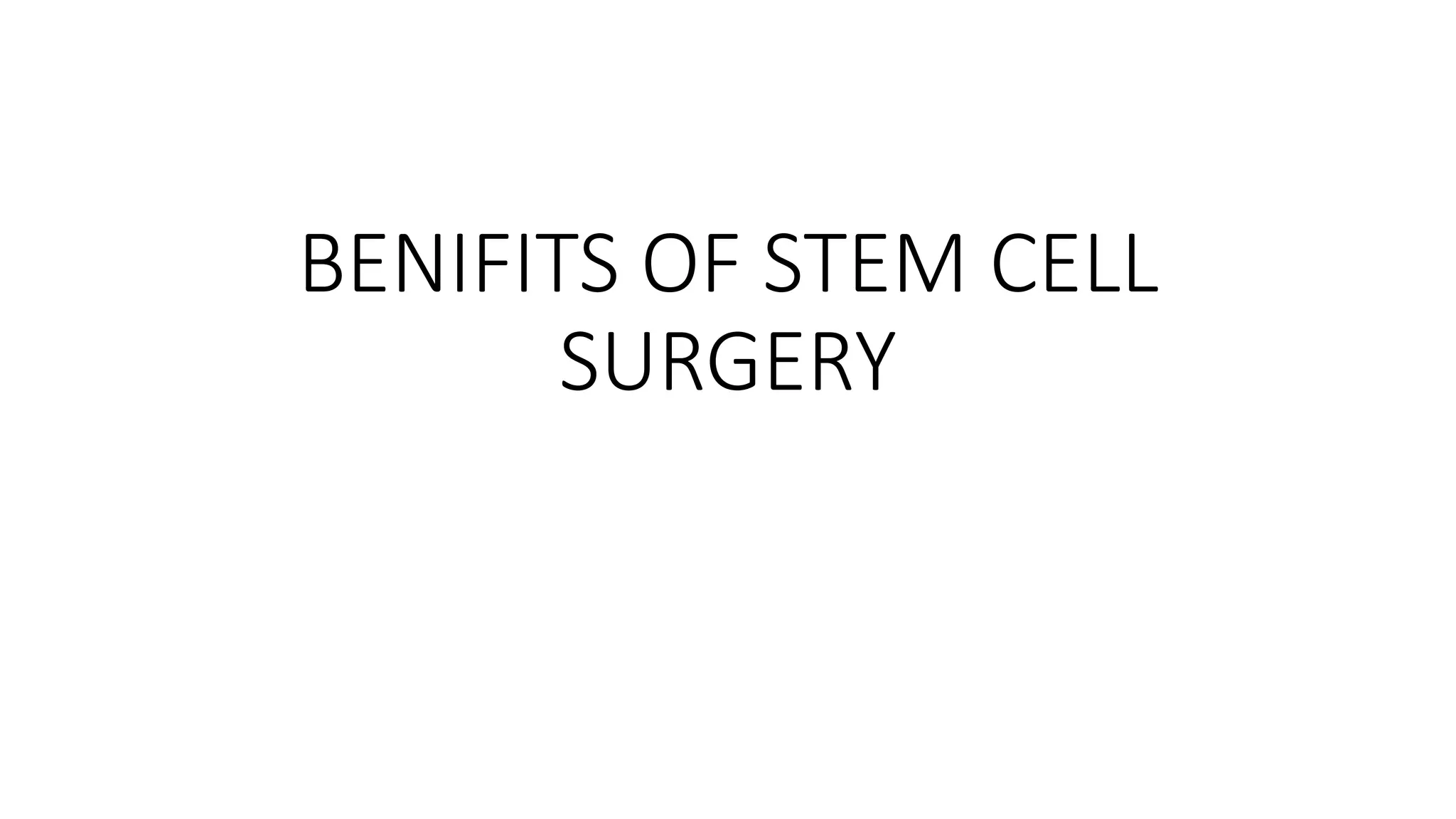 STEM CELL THERAPY | PPTX