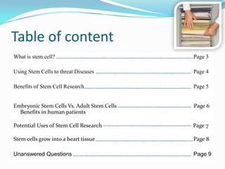 Stem cell tisue final version | PPT