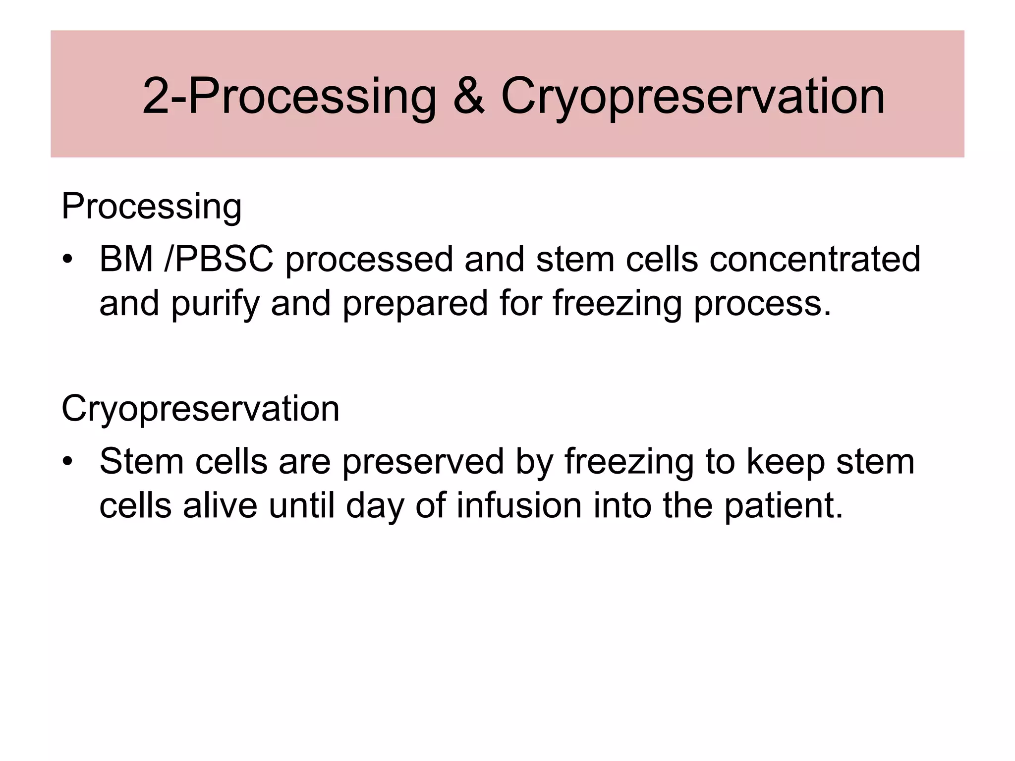 Stem cell transplant | PPTX